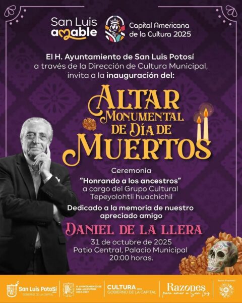 Dedican altar monumental de muertos a Daniel de la Llera - CultivArte.MX